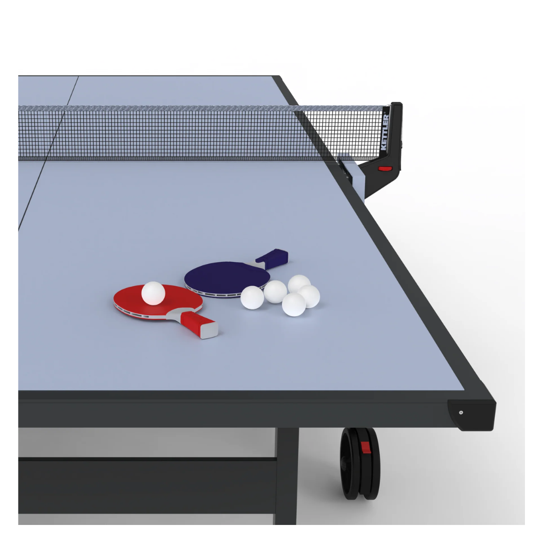 Kettler Monaco Outdoor Table Tennis Table (2 Rackets & 6 Balls ...